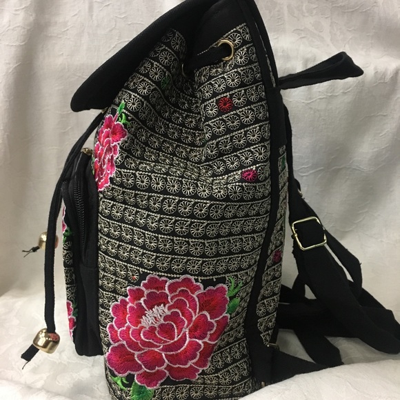 Bags | Mexican Embroidered Bohemian Backpack | Poshmark